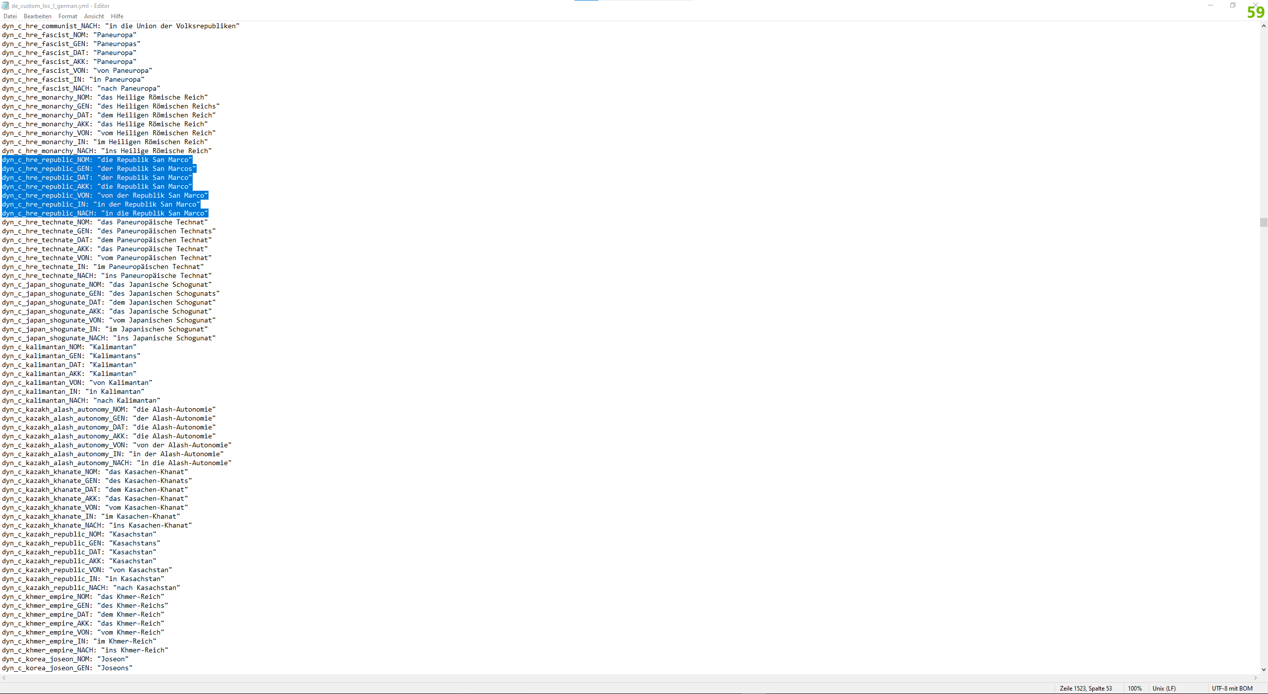 German localisation error for Holy Roman Empire republic name | Paradox Interactive Forums